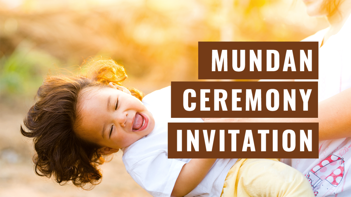 MUNDAN CEREMONY INVITATION - Invitation Video Animated E Card Online ...