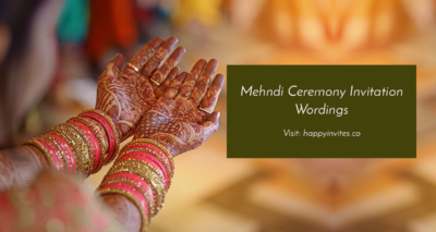 Thread Ceremony Invitation Wordings - Happy Invites