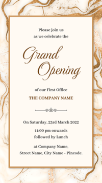 Office Inauguration Invitation Card - Happy Invites Ecard Maker