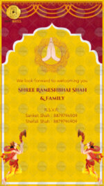 TPI01 Jain Invitation Card for Parna - Tap Invite Video - Invitation ...