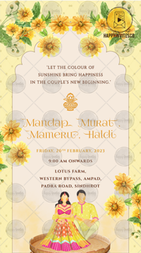 Mandap Muhurat Invitation Card - Invitation Video Animated E Card ...