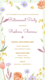 Retirement Party Invitation Card - Happy Invites Ecard Maker