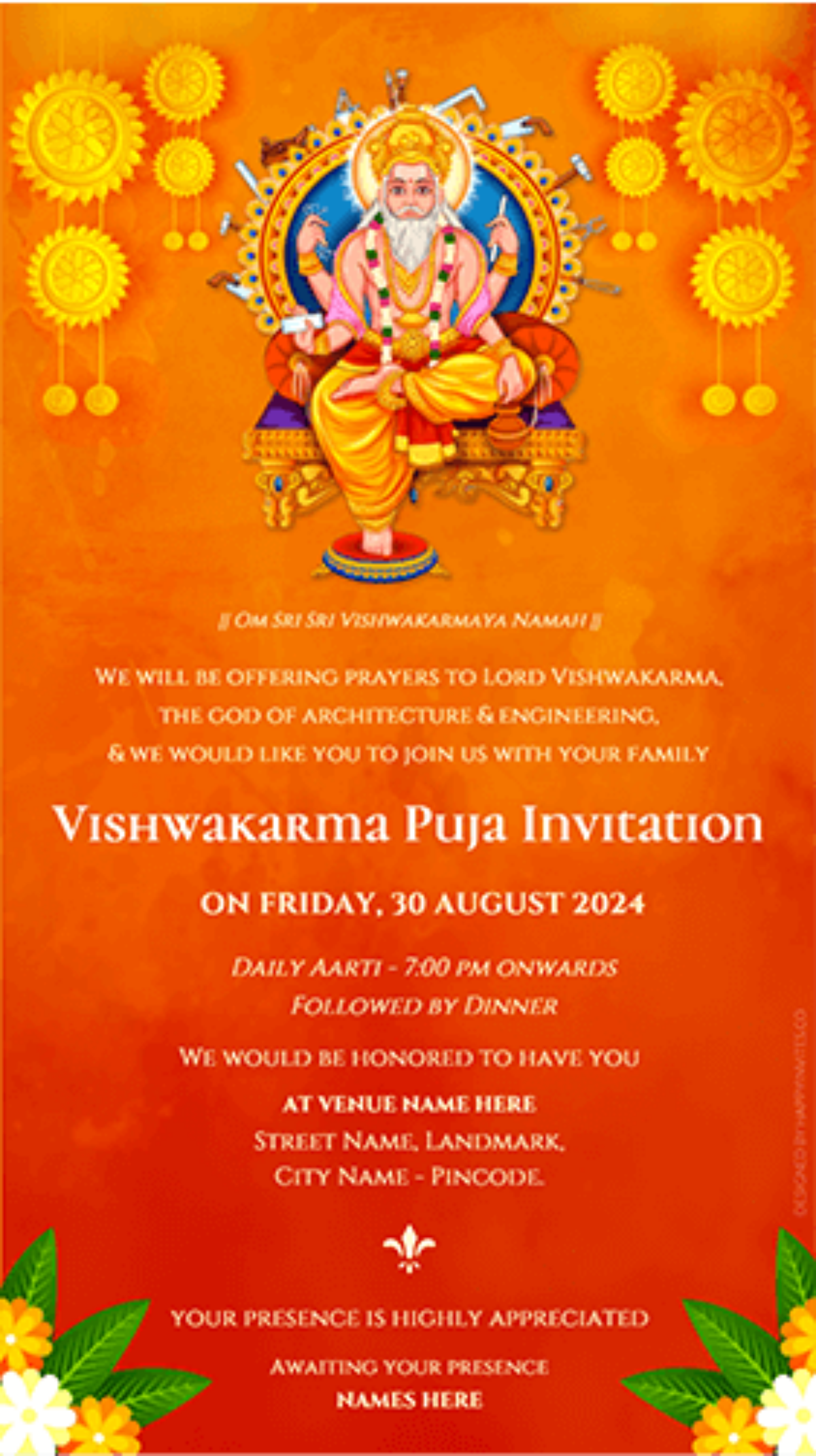 Ganesh Puja Invitation Card In Odia Format Pdf Free - Infoupdate.org