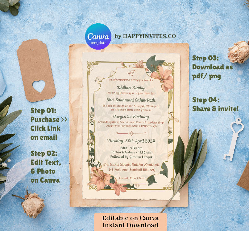 Sukhmani Sahib Path Invitation Templates Free Printable - Infoupdate.org