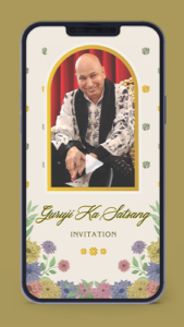 Guruji Satsang Invitation Card Maker Online - Happy Invites