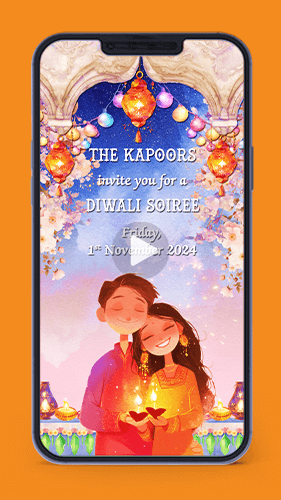 Diwali Invitation Card | Happy Invites Digital Card Maker