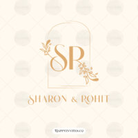 Custom Wedding Logo Design for Invitation & Wedding Stationery