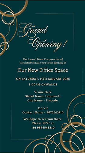 Invitation Card Format For Office Inauguration Ceremony Invitation - Infoupdate.org