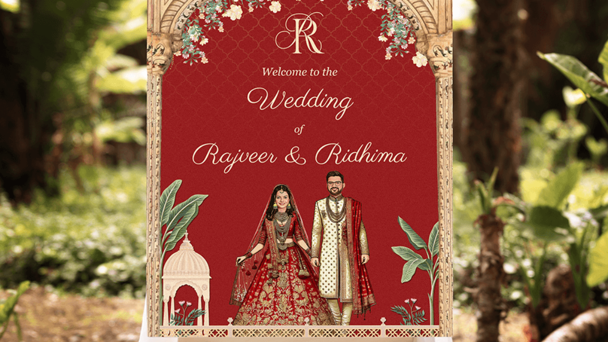 Wedding reception board design | Honestweddingadvice.com