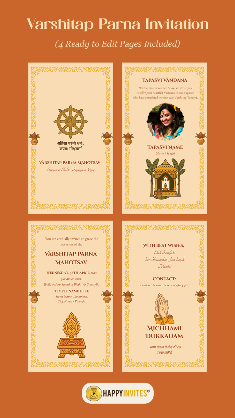 Jain Invitation Card - Happy Invites Online Invitation Video
