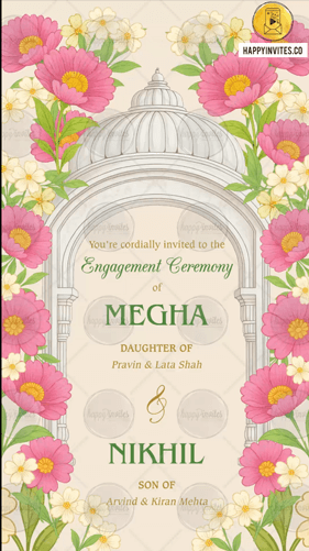 Jain Wedding Invitation Video | Digital Shaadi Card Design