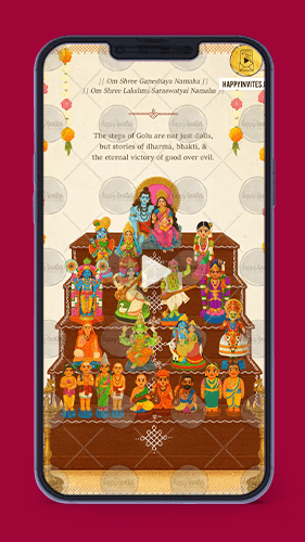 Navratri Golu Invitation Video | Traditional & Customizable Invite
